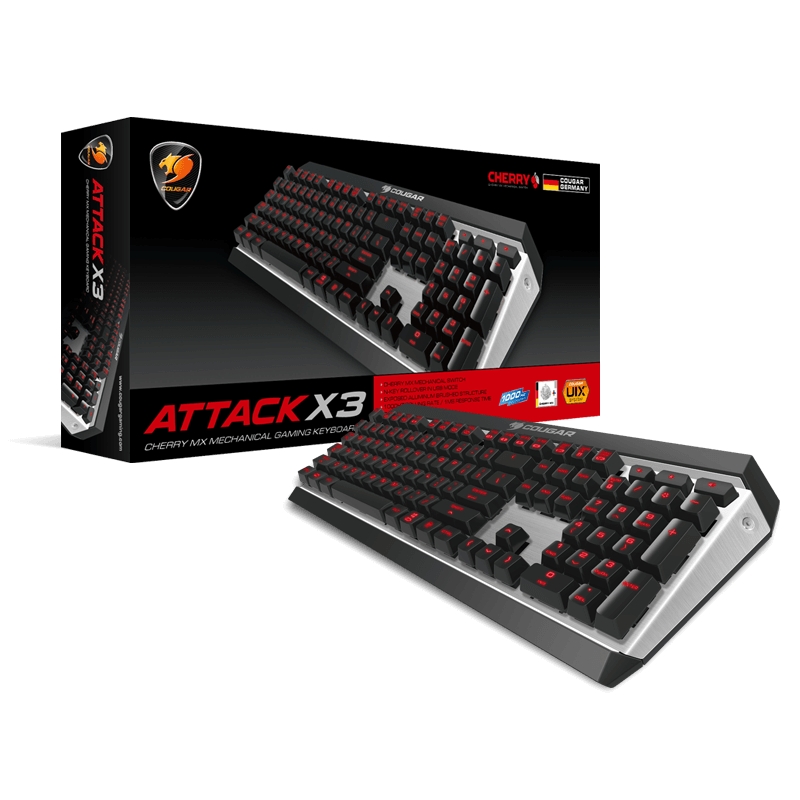COUGAR ATTACK X3 - Mechanical Gaming Keyboard - א&א מחשבים וסלולר