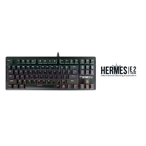 Gamdias Keyboard HERMES E2 BLUE HGKE2BL - 1PC.co.il