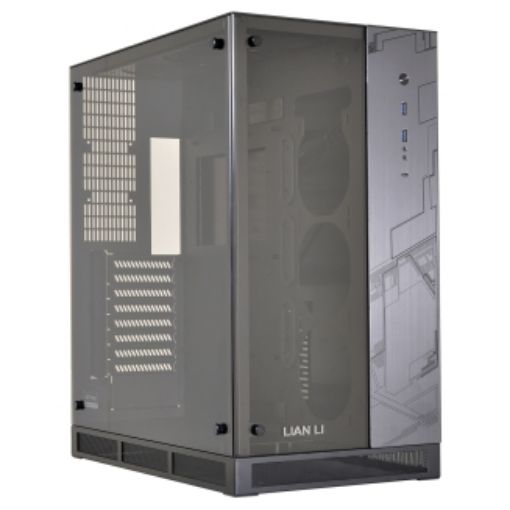 LIAN-LI Full Tower Case PC-011 Dynamic ROG PC-011WGX - 1PC.co.il