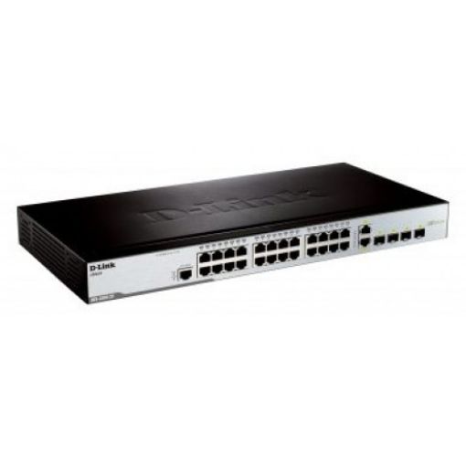 D-LINK Switch 24 Port 10/100 (24X PoE) + 2 x Giga ports + 2 Combo SFP ...