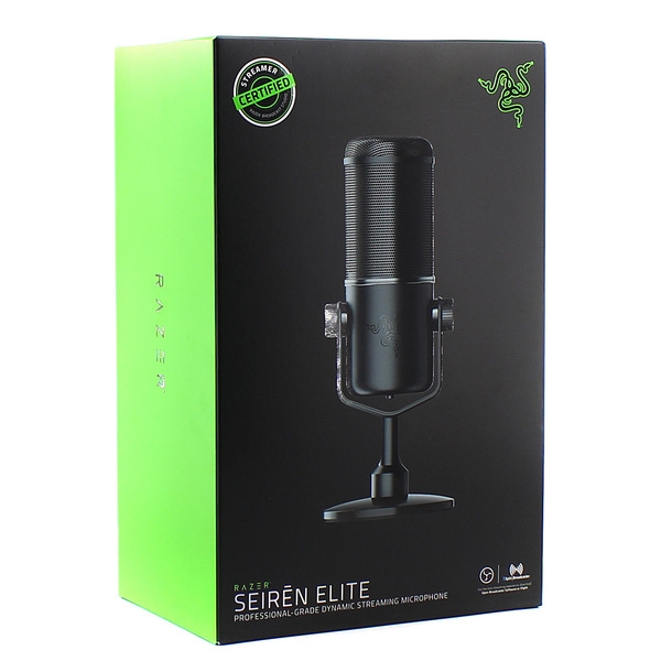 Столешний микрофон - Razer Seiren ELITE USB Microphone Black. - 1PC.co.il