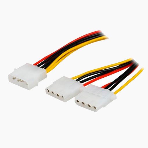 Molex 4Pin Power Cable Splitter - א&א מחשבים וסלולר
