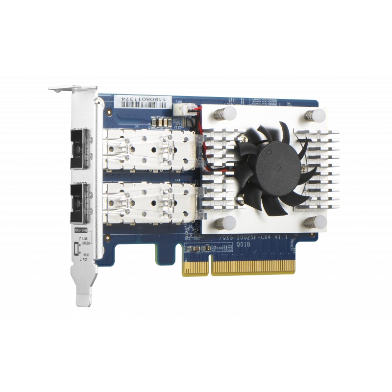 Network Expansion Card (Mellanox) QNAP QXG-10G2SF-CX4 - א&א מחשבים וסלולר