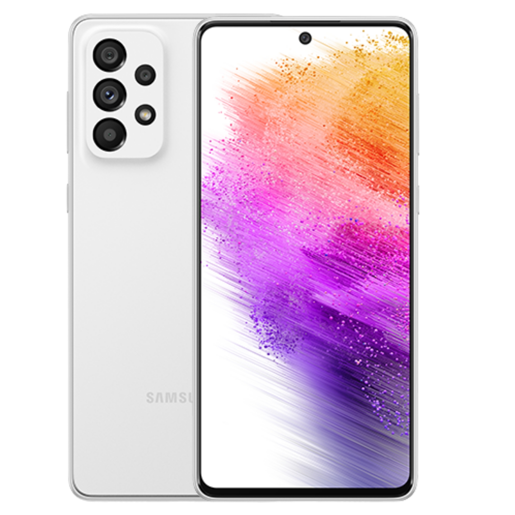 Samsung Galaxy A73 5G A736B/DS 128GB 8G RAM Awesome White Pelephone ...