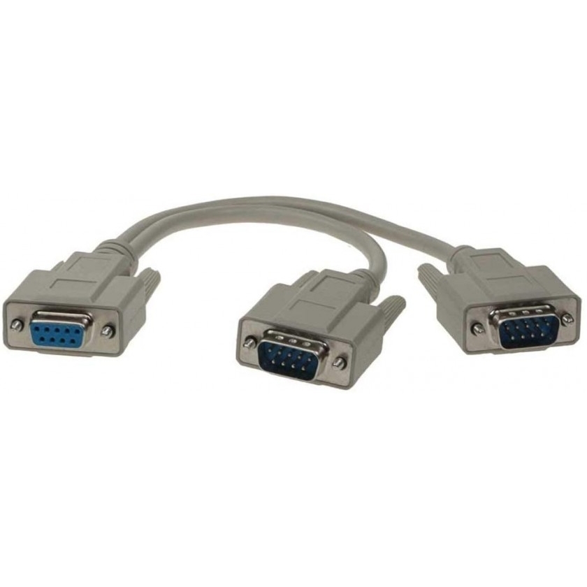 OEM Y Cable Passive DB9 Female to 2 Male Serial Splitter CBL156FMM ...