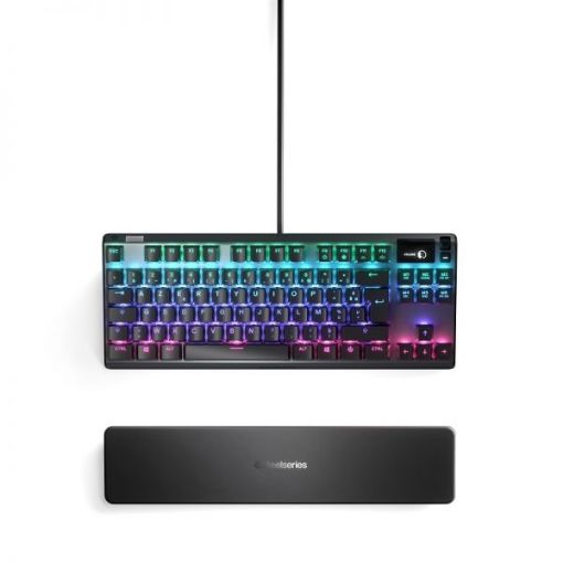 SteelSeries Apex 7 TKL Red Switch is a high-quality compact mechanical ...