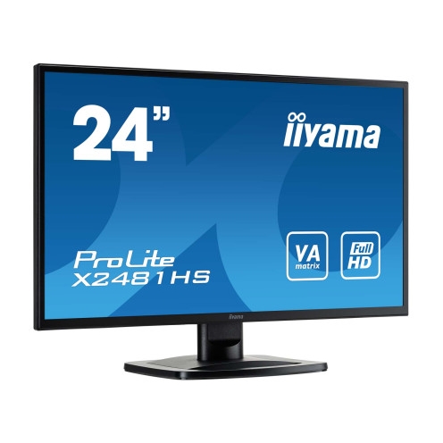 IIYAMA Monitor 23.6" ProLite VA Matrix 6ms VGA DVI HDMI Speakers ...