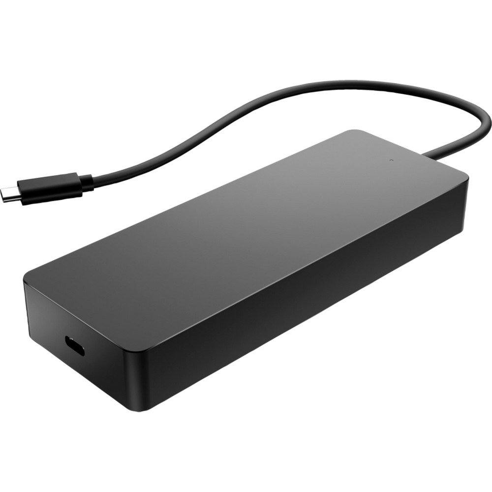 HP Univ USB-C Hub 50H55AA in black. - 1PC.co.il