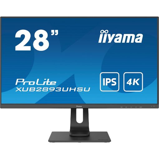 IIYAMA 28" ProLite 4K IPS XUB2893UHSU-B1 Monitor - 1PC.co.il