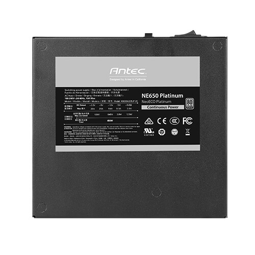 Antec 650W NE650 Platinum 80+ Full Modular - 1PC.co.il