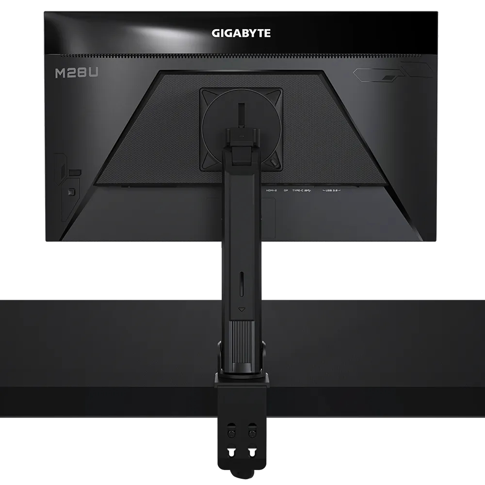 Gigabyte M28U Arm Edition 28" Gaming Monitor in black. - 1PC.co.il