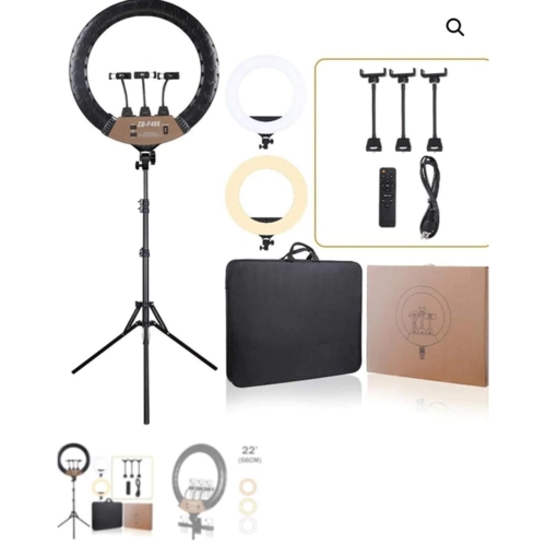 LED Ring Light ZB-F488 2xUSB - 1PC.co.il