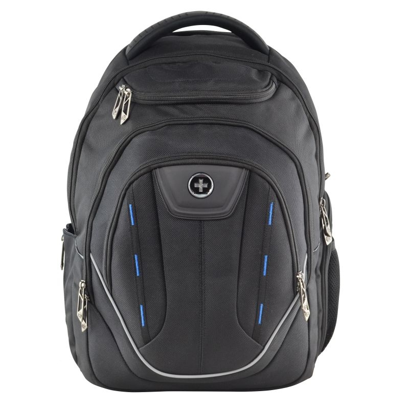 Swiss Digital black business travel backpack J16BT-1. - 1PC.co.il
