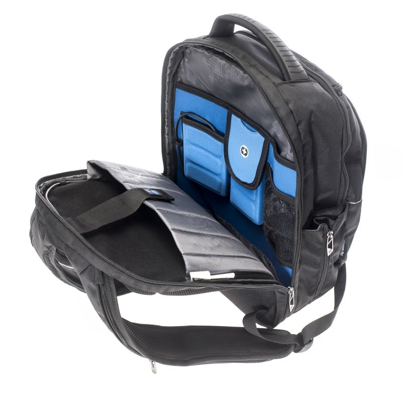 Swiss Digital black business travel backpack J16BT-1. - 1PC.co.il