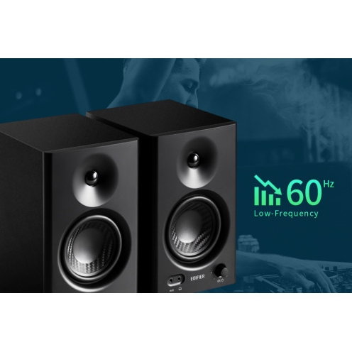 Edifier MR4 - A pair of 5" monitors for studio and multimedia in black ...