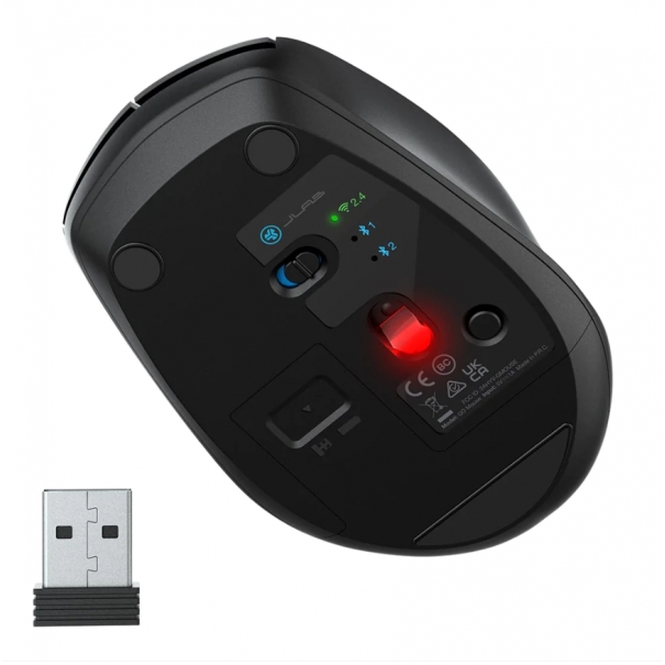 JLab Go Mouse - Compact Multi-Device Wireless Mouse. - 1PC.co.il