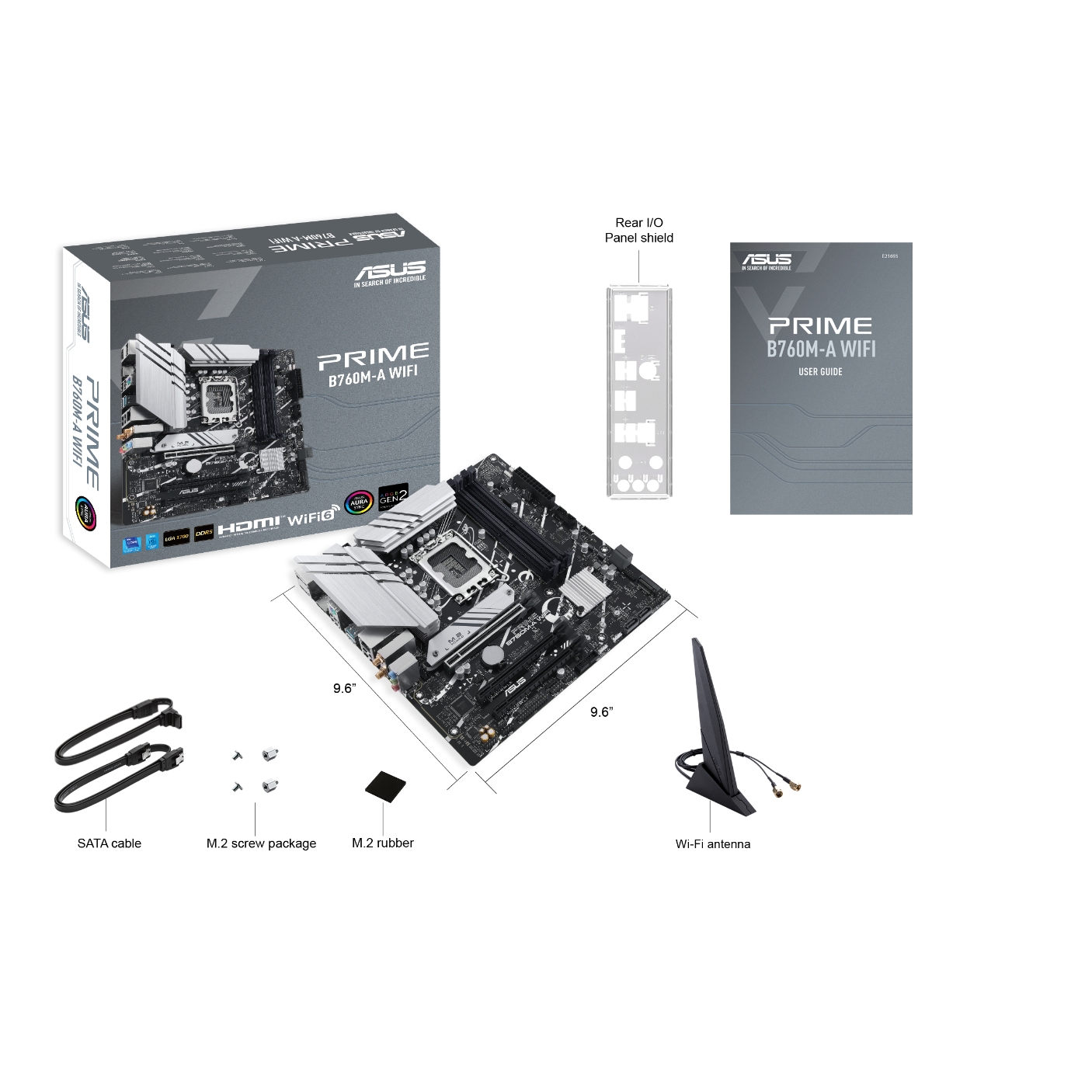 Asus Motherboard PRIME B760M-A WIFI - 1PC.co.il