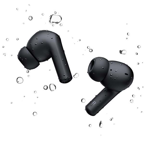 Xiaomi Bluetooth headphones model Redmi Buds 4 Active in black color ...