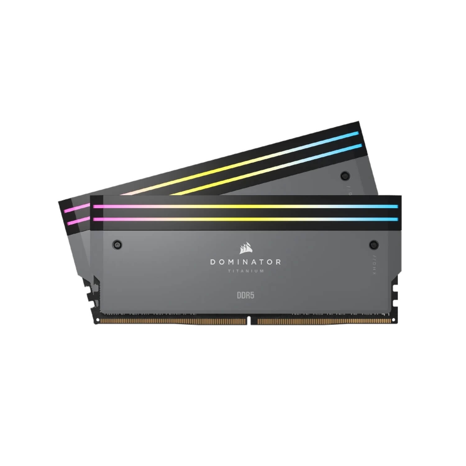 Corsair DDR5 64G (2x32G) 6000 CL30 Dominator Titanium RGB Grey ...