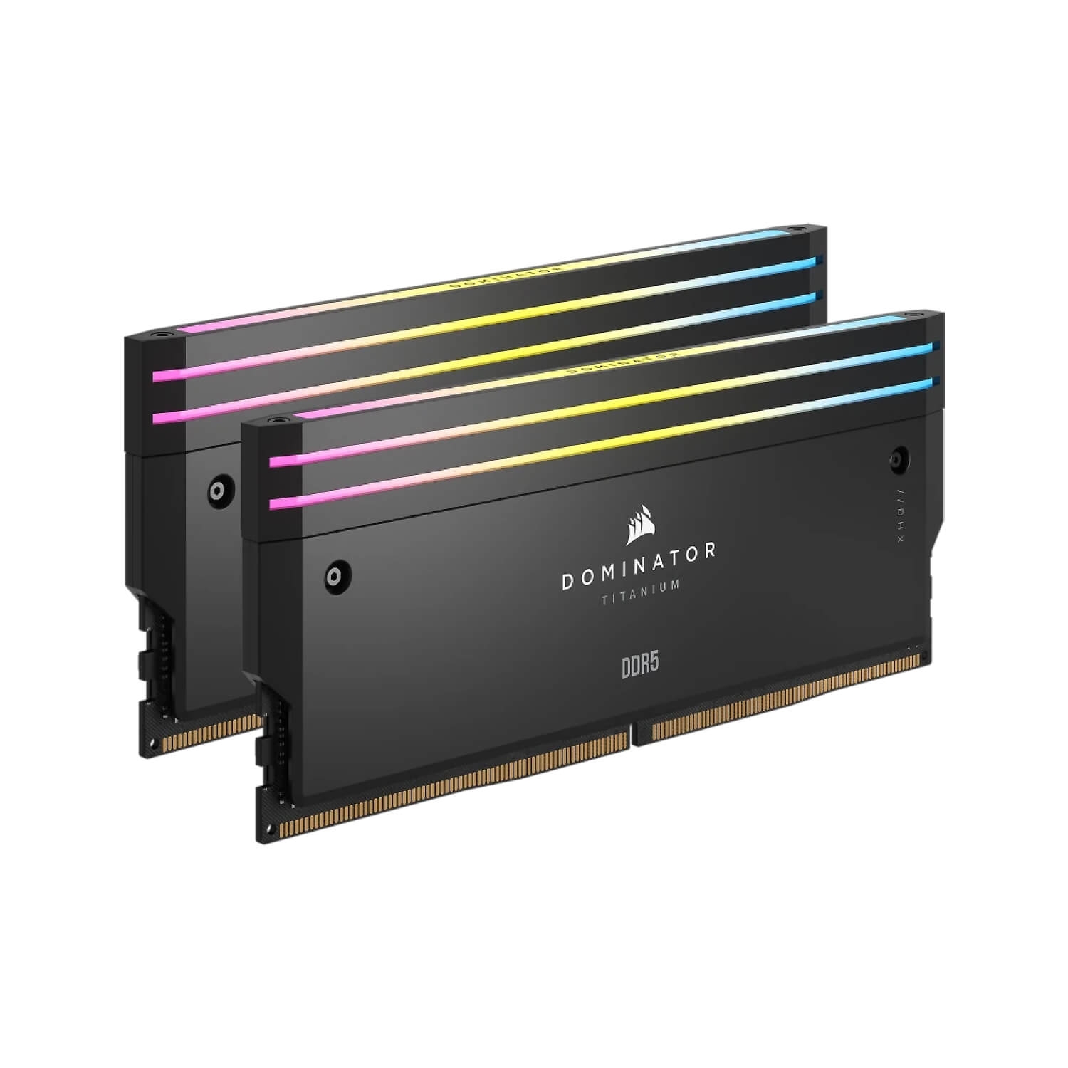 Corsair DDR5 64G (2x32G) 6400 CL32 Dominator Titanium RGB Black ...