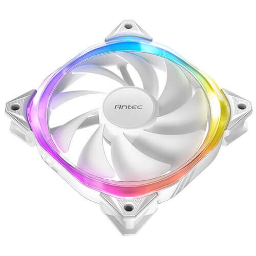Antec Fusion 120 ARGB 120mm White Fan - 1PC.co.il