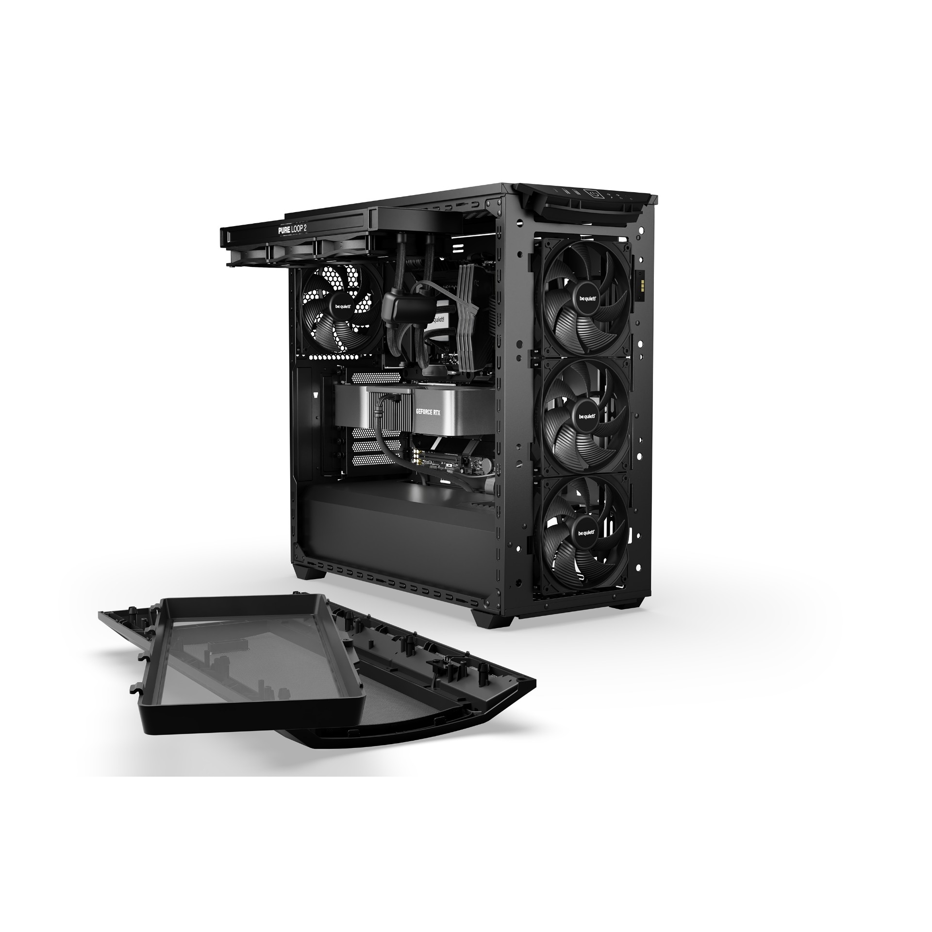 be quiet! Shadow Base 800 Black Midi Tower - 1PC.co.il