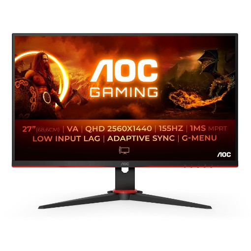 Экран компьютера AOC G2 Q27G2E/BK (27 дюймов) Quad HD - 1PC.co.il