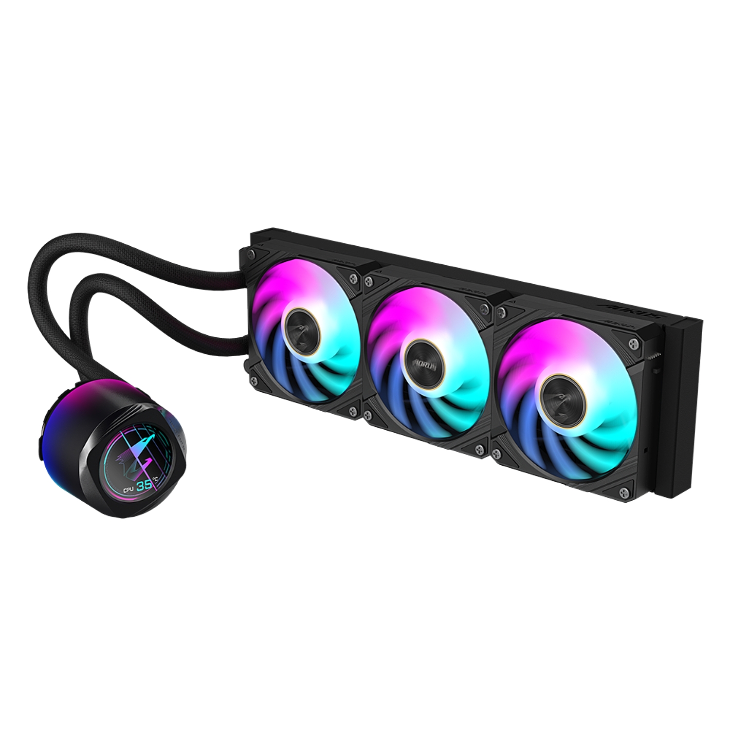 Gigabyte GP-AORUS WATERFORCE X II 360 Water Cooling System Liquid ...