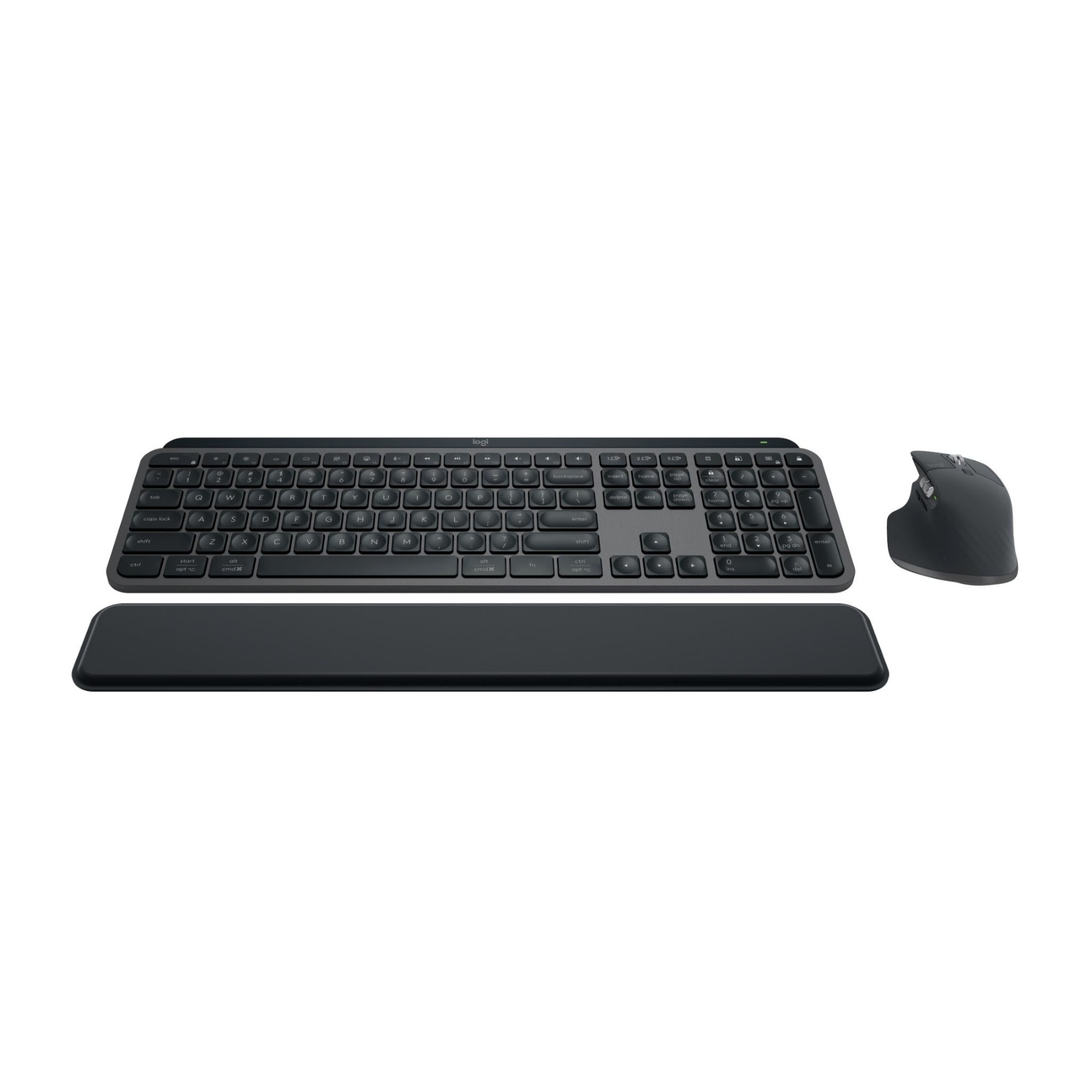 MX Keys S keyboard with palm rest and MX Master 3S wireless mouse ...