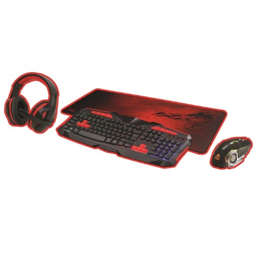 Gaming Kit for PC 4 in 1 DRAGON Combo GPDRA-PCK-RE. - 1PC.co.il