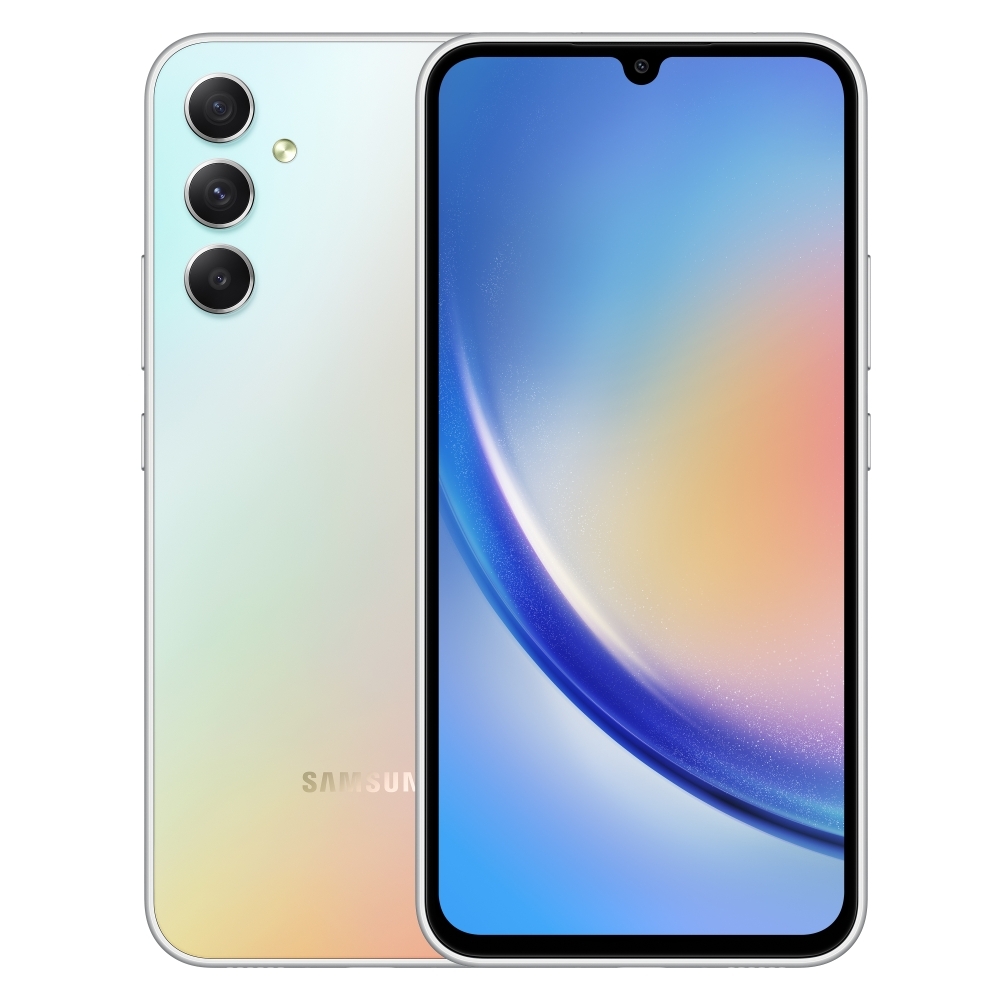 טלפון סלולרי Samsung Galaxy A34 5G SM-A346E/DSN 128GB 8GB RAM בצבע כסוף ...
