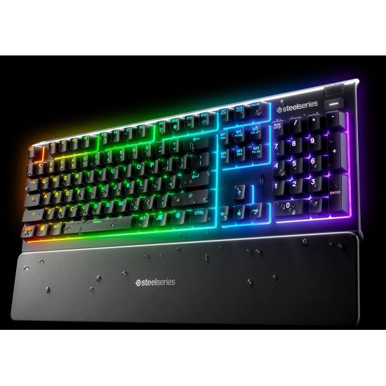 SteelSeries Apex 3 RGB Gaming Keyboard - 1PC.co.il