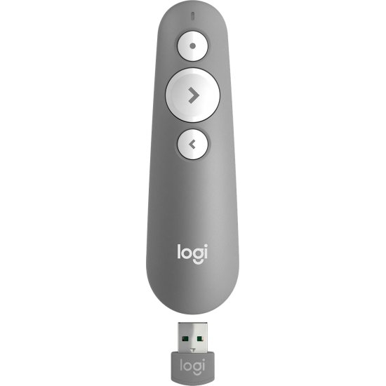 Logitech R500s Laser Presentation Remote - Gray - 1PC.co.il