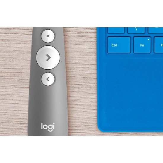 Logitech R500s Laser Presentation Remote - Gray - 1PC.co.il