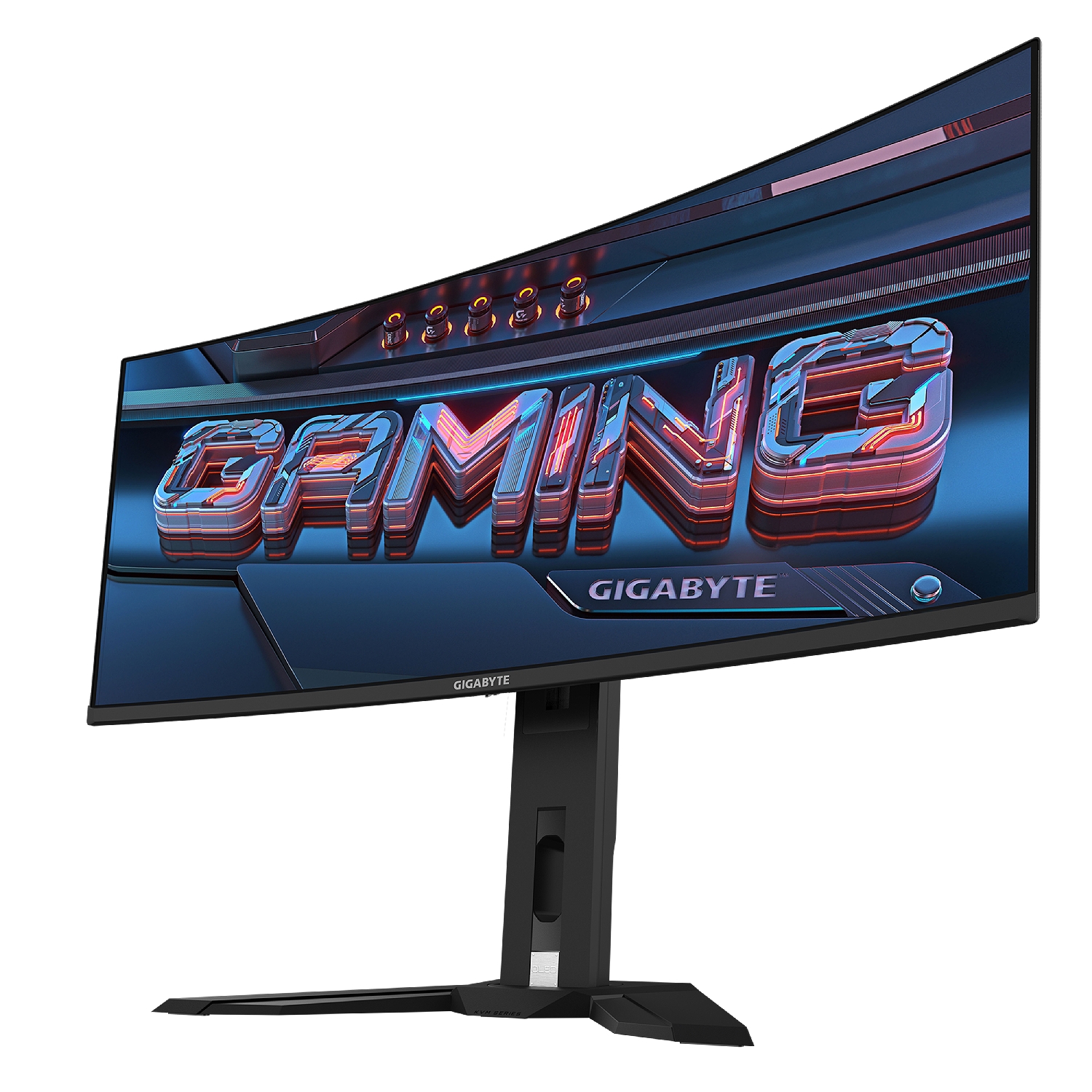 Curved gaming computer monitor Gigabyte 34" OLED WQHD 240Hz 0.03ms ...