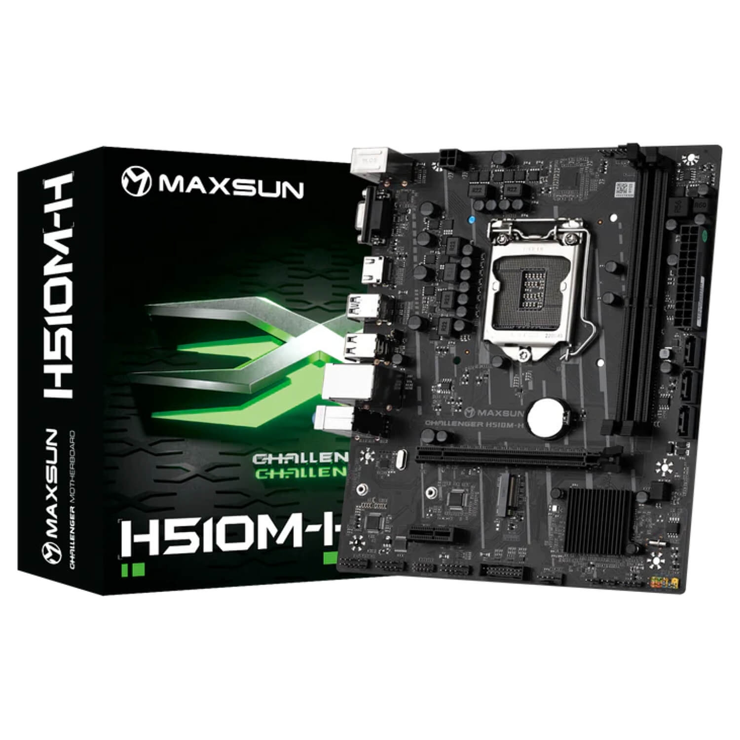 MAXSUN Challenger H510M-H motherboard. - 1PC.co.il