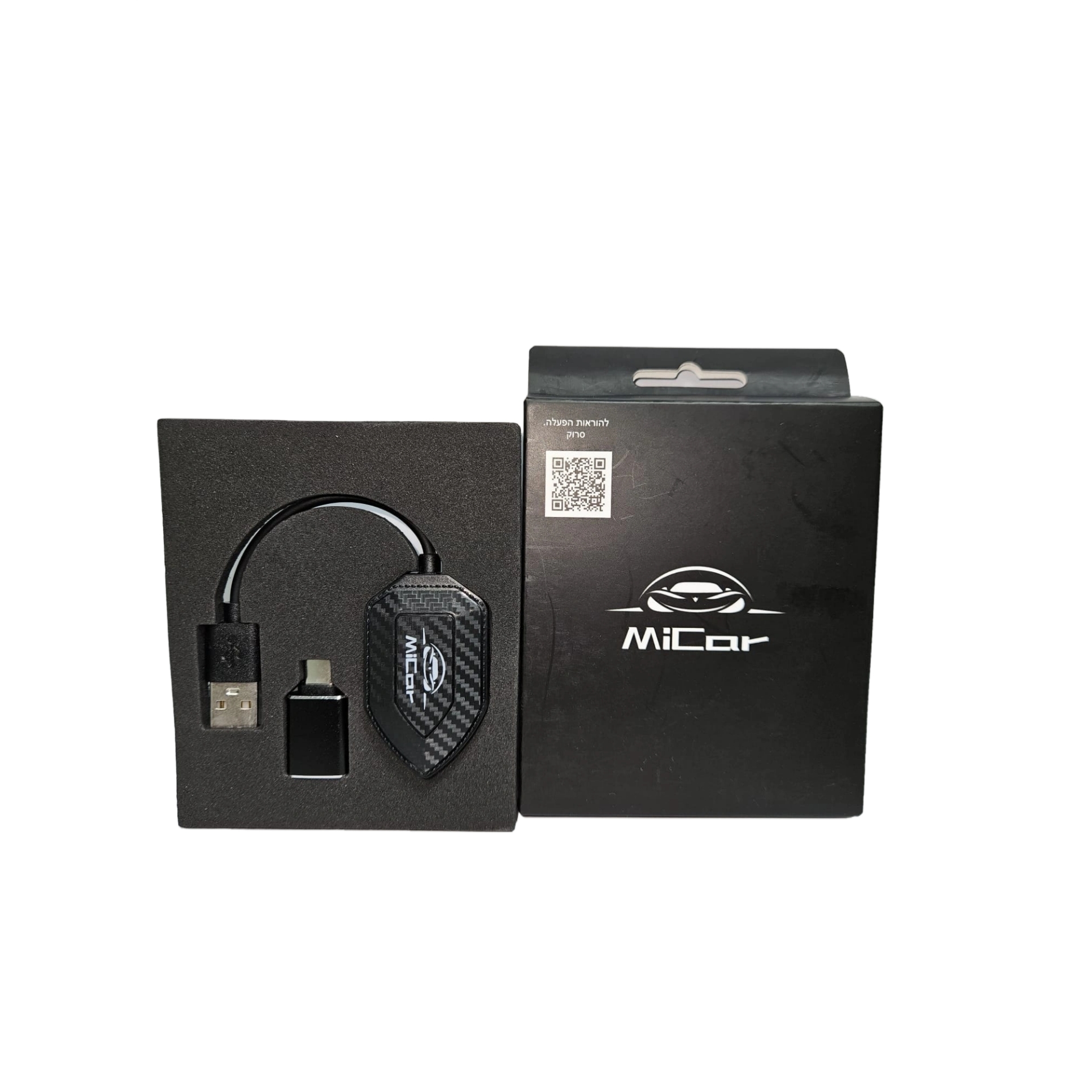 MiCar Wireless CarPlay MC-002 car adapter. - 1PC.co.il