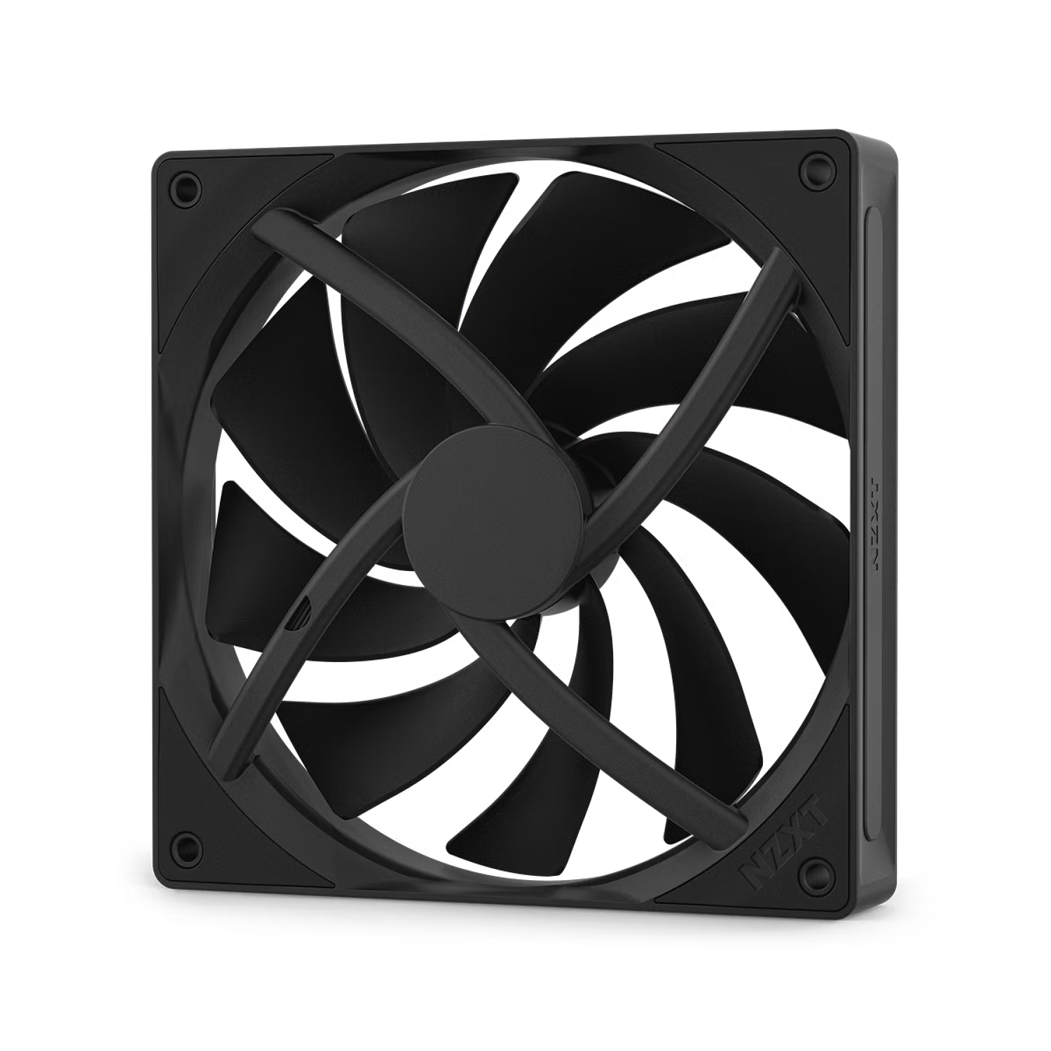 NZXT F120Q Quiet Airflow 120mm Black Fan RF-Q12SF-B2. - 1PC.co.il