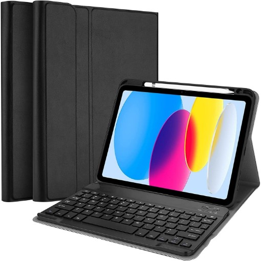 Pouchino iPad 10.9" 2022 Universal Bluetooth Tablet Keyboard cover in ...