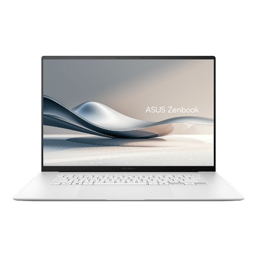 ASUS ZenBook S16 UM5606WA-RJ256X laptop in white color. - 1PC.co.il