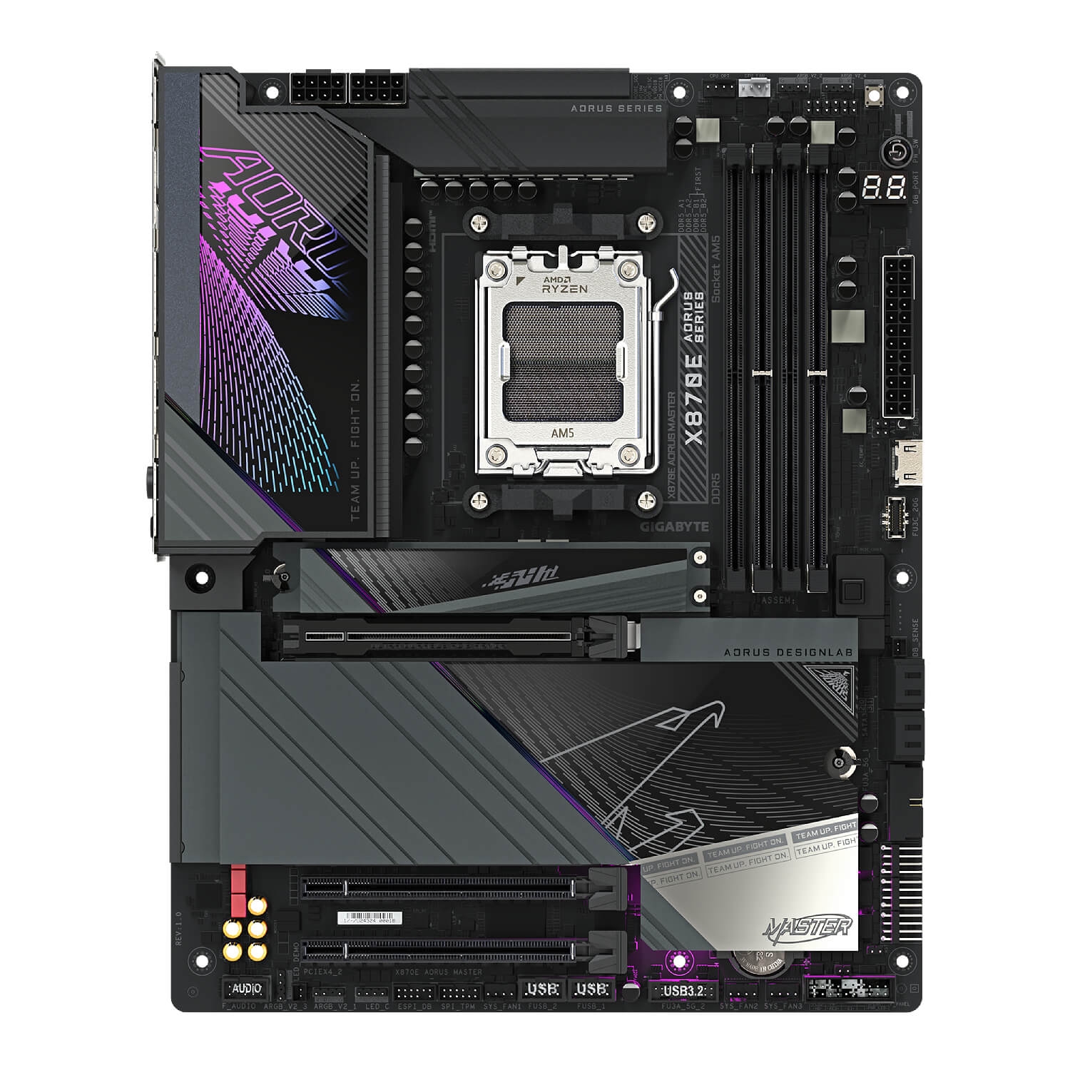 Gigabyte X870E AORUS MASTER motherboard. - 1PC.co.il