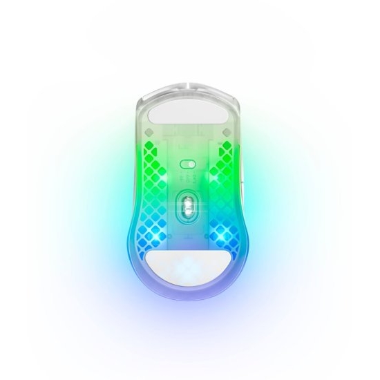 SteelSeries Aerox 3 Ghost Edition Wireless Gaming Mouse with TrueMove ...