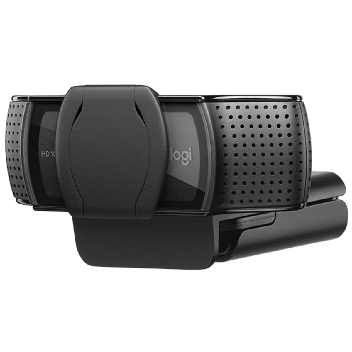 Logitech C920S Pro webcam with full HD glass lens, dual microphone, and ...