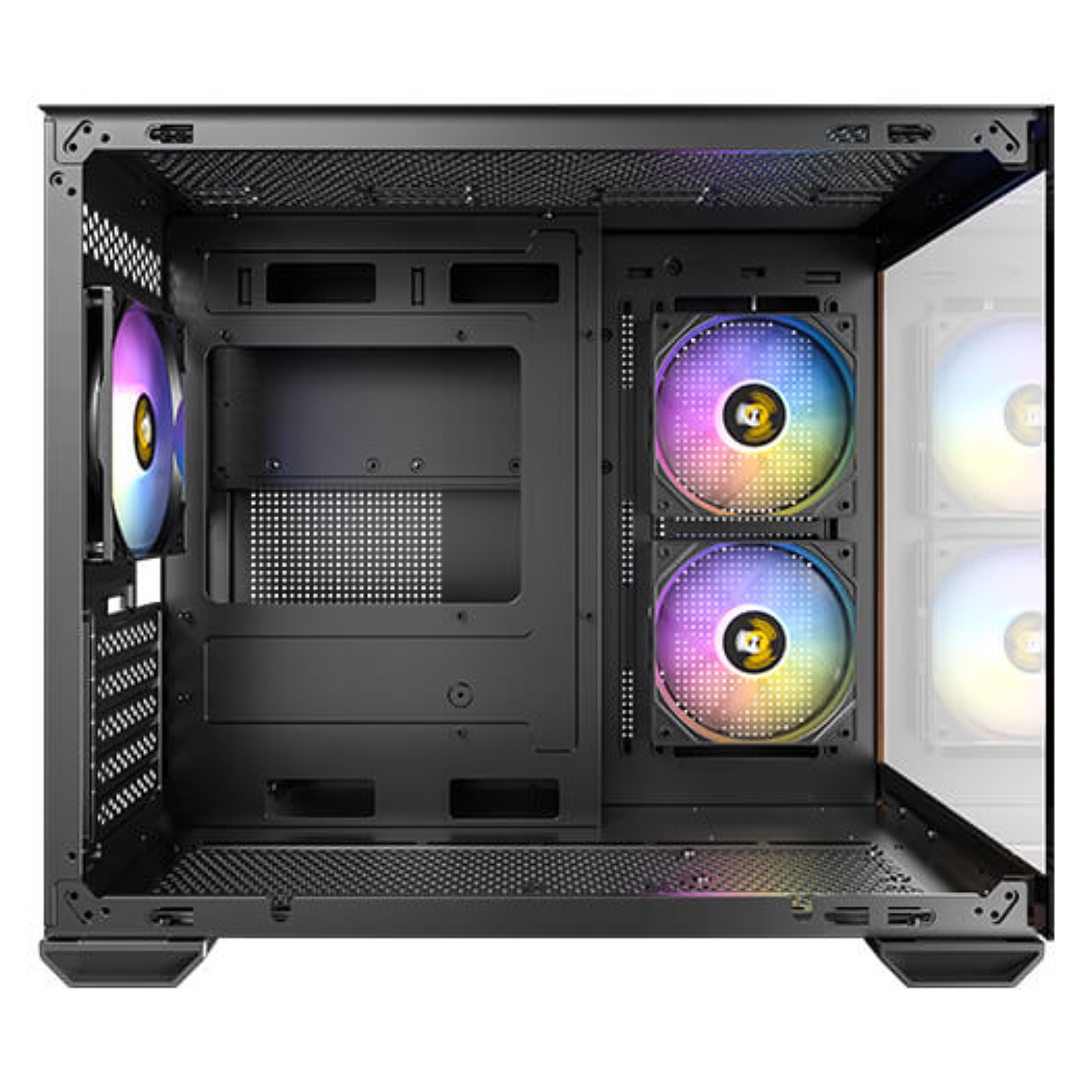 Antec CX600M Wood ARGB Computer Case. - 1PC.co.il