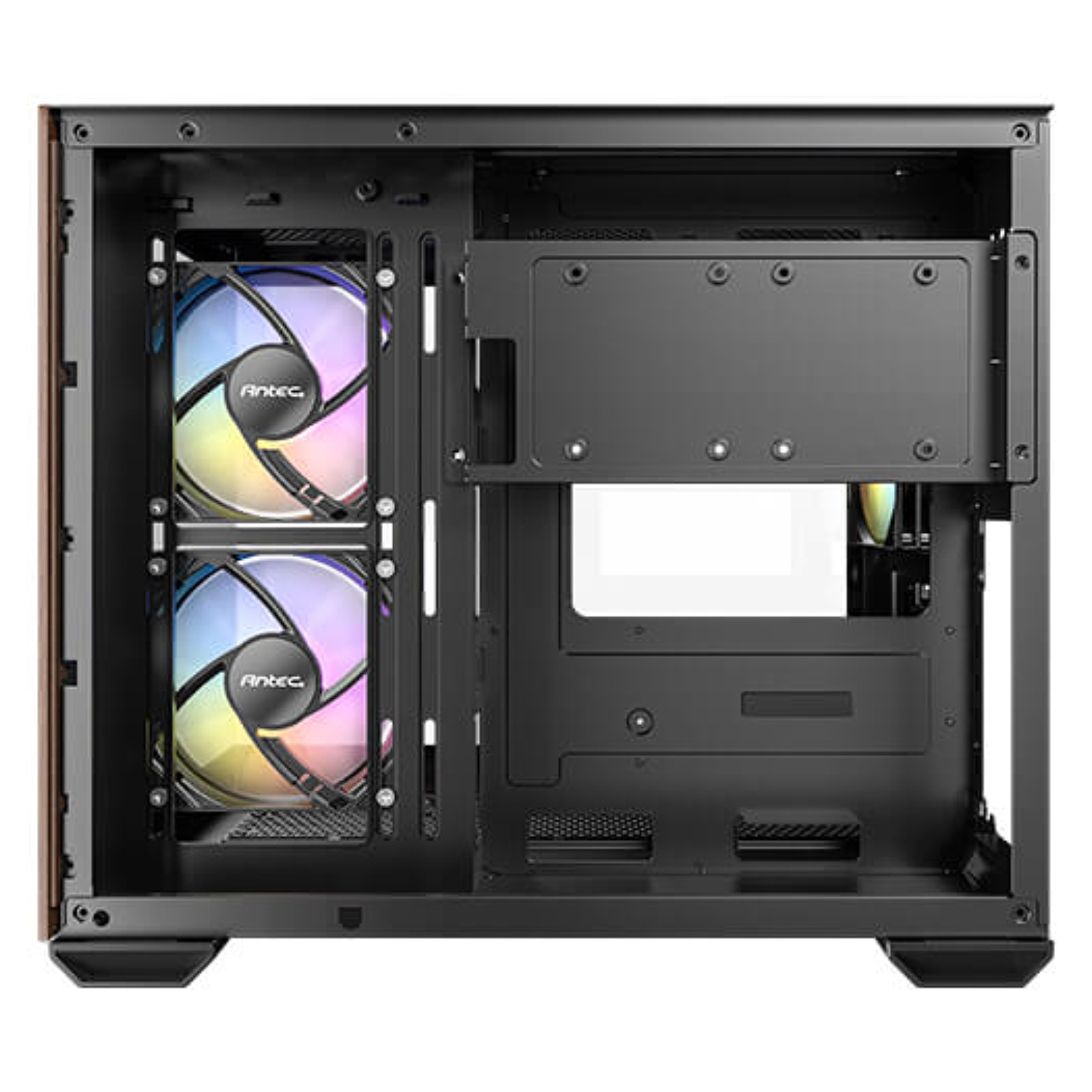 Antec CX600M Wood ARGB Computer Case. - 1PC.co.il