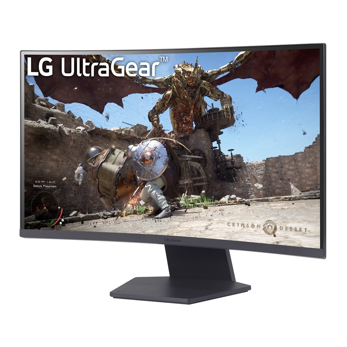 LG 32GS60QC-B Curved Gaming Monitor 31.5" QHD IPS 180Hz. - 1PC.co.il