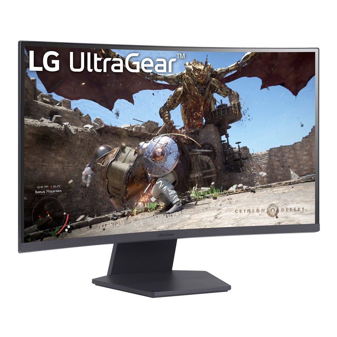 LG 32GS60QC-B Curved Gaming Monitor 31.5" QHD IPS 180Hz. - 1PC.co.il