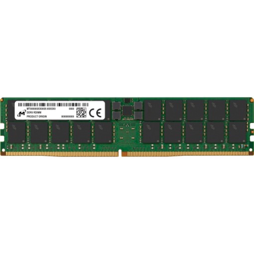 Memory Micron DDR5 RDIMM 128GB 2Rx4 5600 CL46 (32Gbit) (DID) MTC40F2047S1RC56BR. - 1PC.co.il