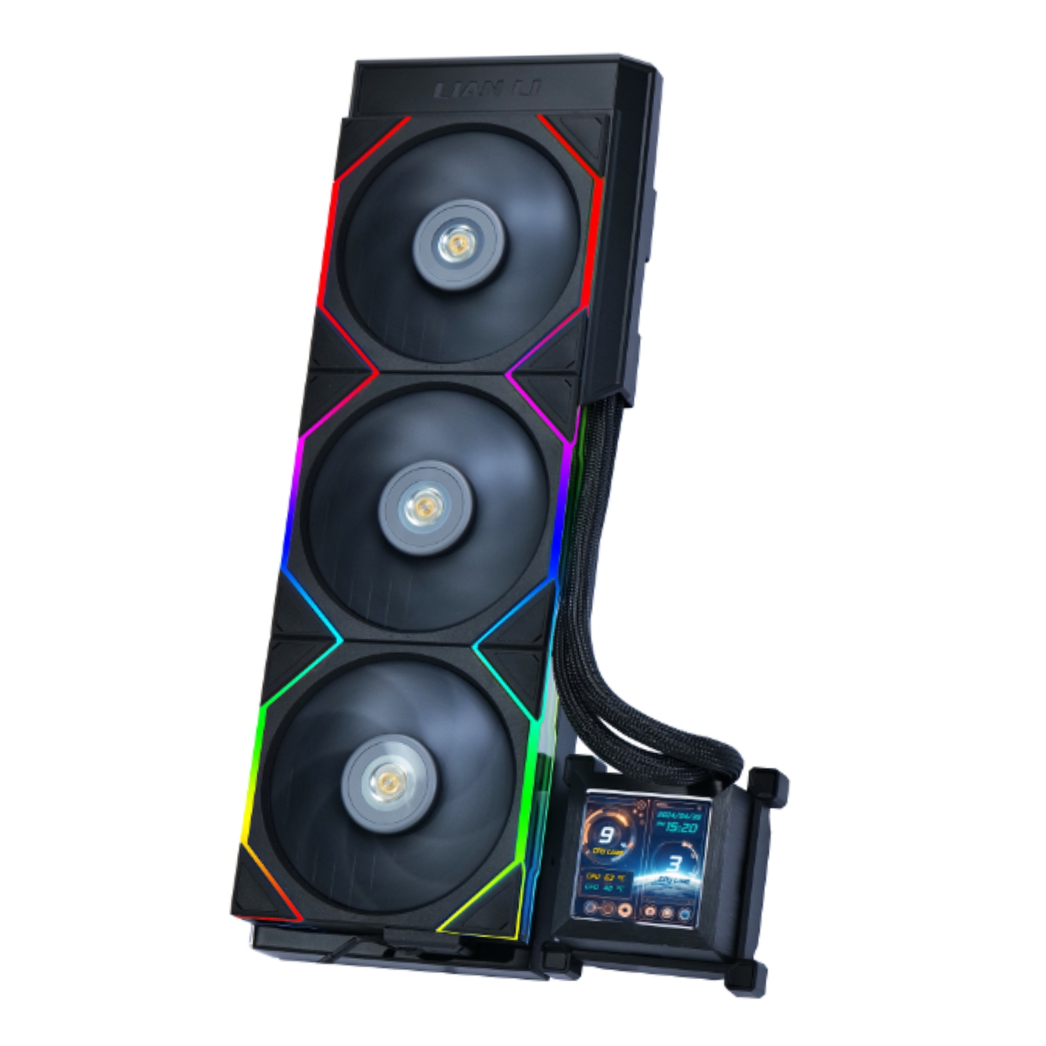 Lian-Li HydroShift LCD 360TL liquid cooling for CPU in black color ...