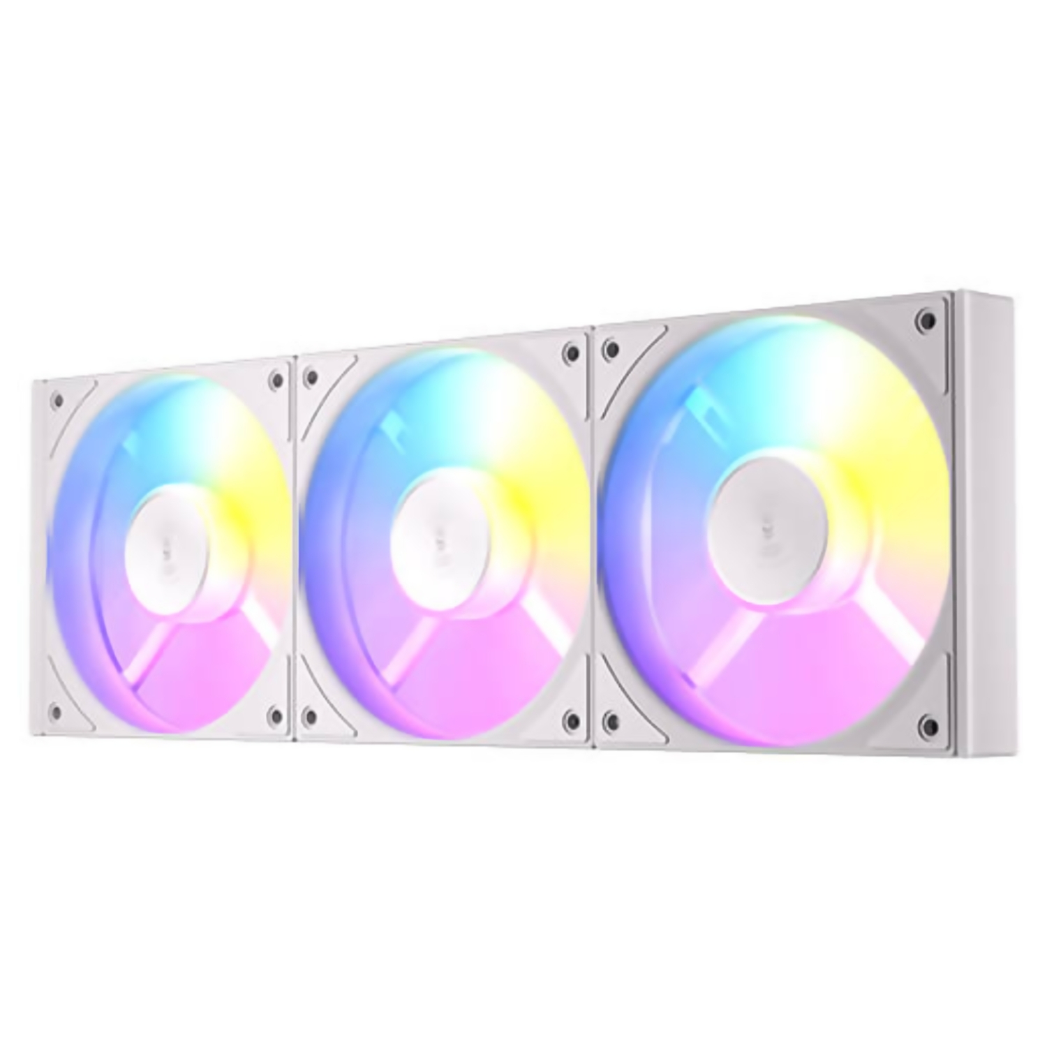 Antec C120 ARGB 120mm PWM White Fan Set 3x Fans. - 1PC.co.il